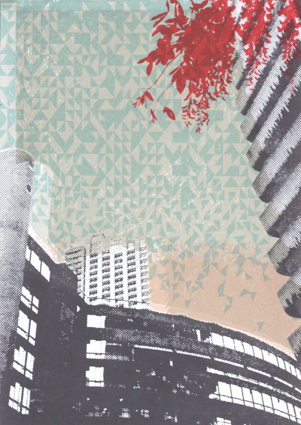 Lovely Layered Screenprints of London by Helen Bridges | Wanderarti