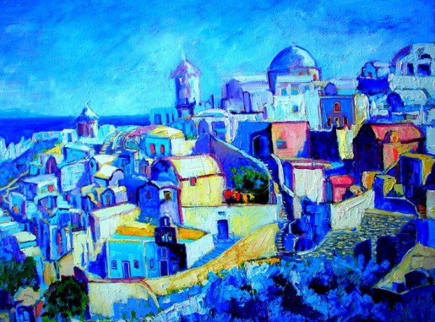 Ana-Maria Edulescu’s Amazingly Vibrant Paintings of European Cities ...