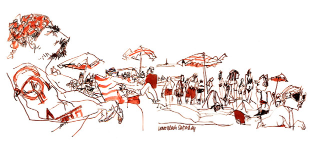 Stylized Travel Sketches of Stories and Scenes by Melanie Reim | Wanderarti